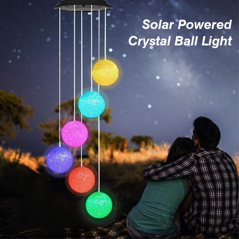 Outdoor Solar Particle Ball Wind Chime Lights – curiovas